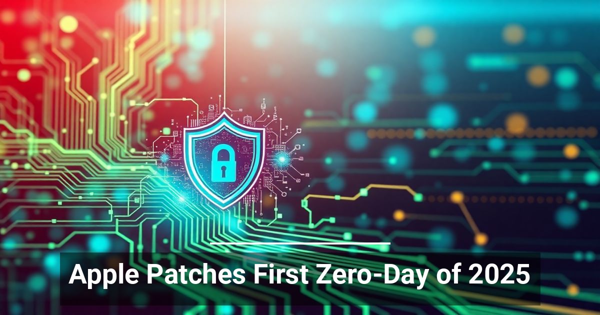 Apple Patches First Zero-Day of 2025 | Real IT Solutions